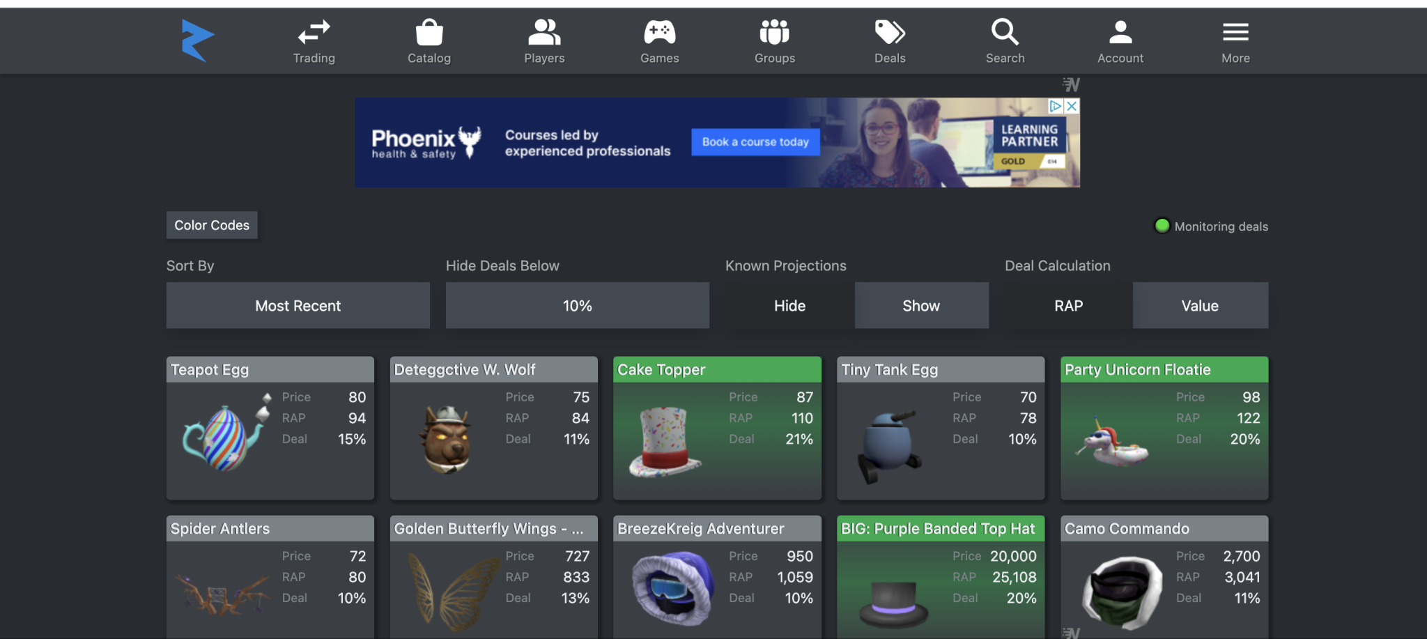 Rolimons Review 2023 | Is It Legit? - SkinMarkets.com