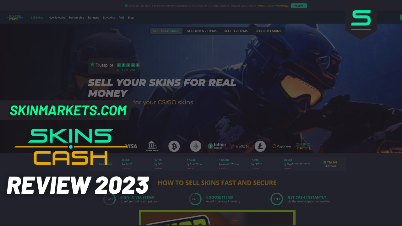 All You Need to Know About Skins.Cash - skinmarkets.com