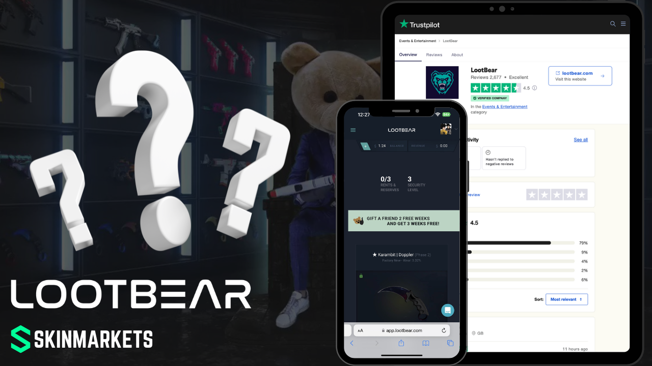How to Trade CSGO Skins on Lootbear - SkinMarkets.com