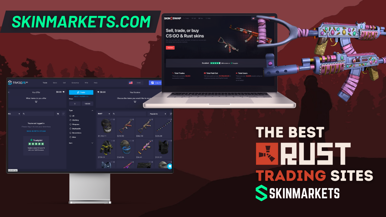 Best Rust Trading Sites 2023 | SkinMarkets.com